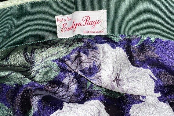 Gorgeous 1940s Green Velvet Toque Turban Hat by Evely… - Gem