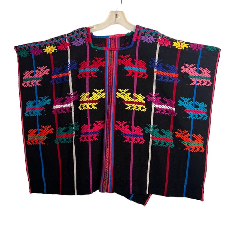 Huipil Poncho - Etsy