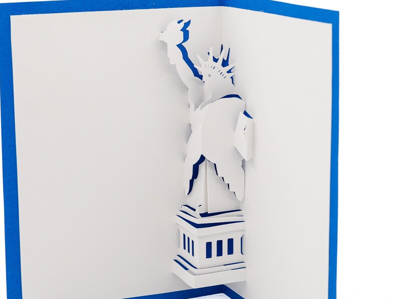 Statue of Liberty Pop up Card: NYC Souvenir, Independence Day - Etsy