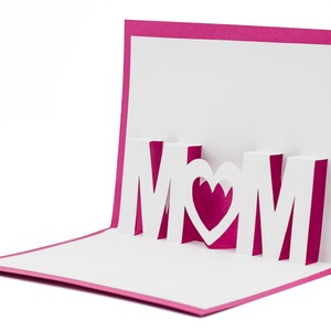 3D Mom Pop up Card: Heartfelt Keepsake for Mother - Etsy