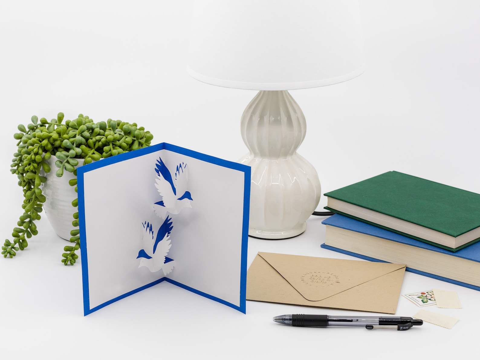 Handmade Dove 3D Pop up Card: Sympathy, Baptism, Friendship - Etsy