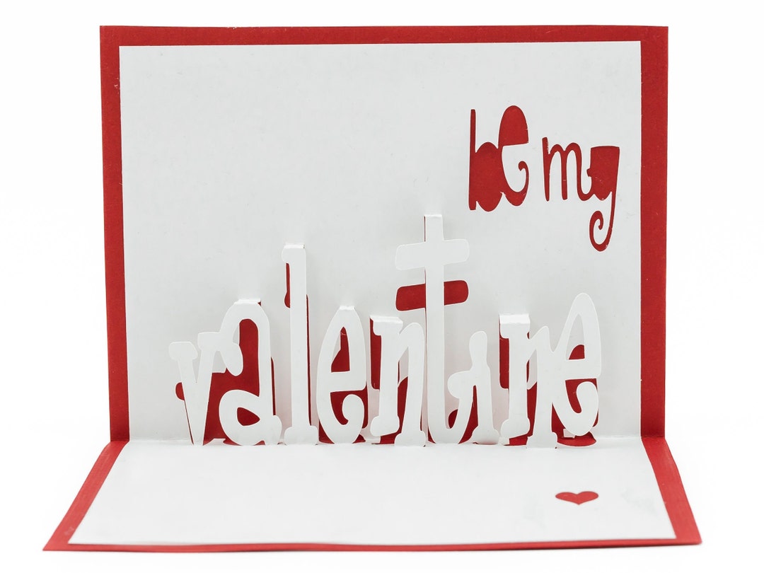 3D Pop up Valentine Card: Handcrafted Romantic Keepsake, Customizable ...
