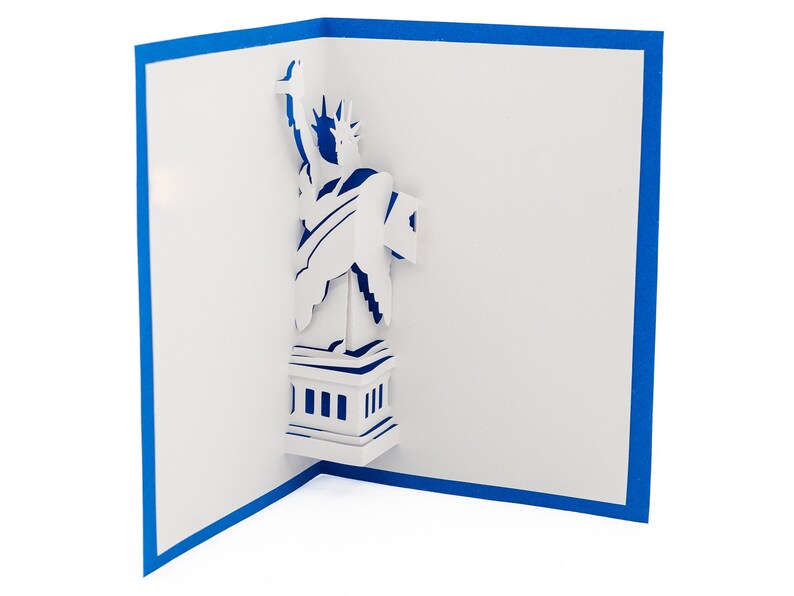 Statue of Liberty Pop up Card: NYC Souvenir, Independence Day - Etsy