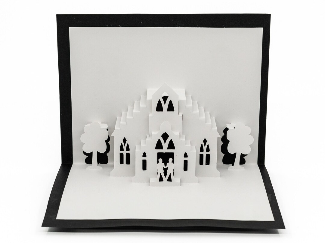 Gay Wedding Chapel Mr & Mr Pop up 3D Greeting Card Same Sex - Etsy