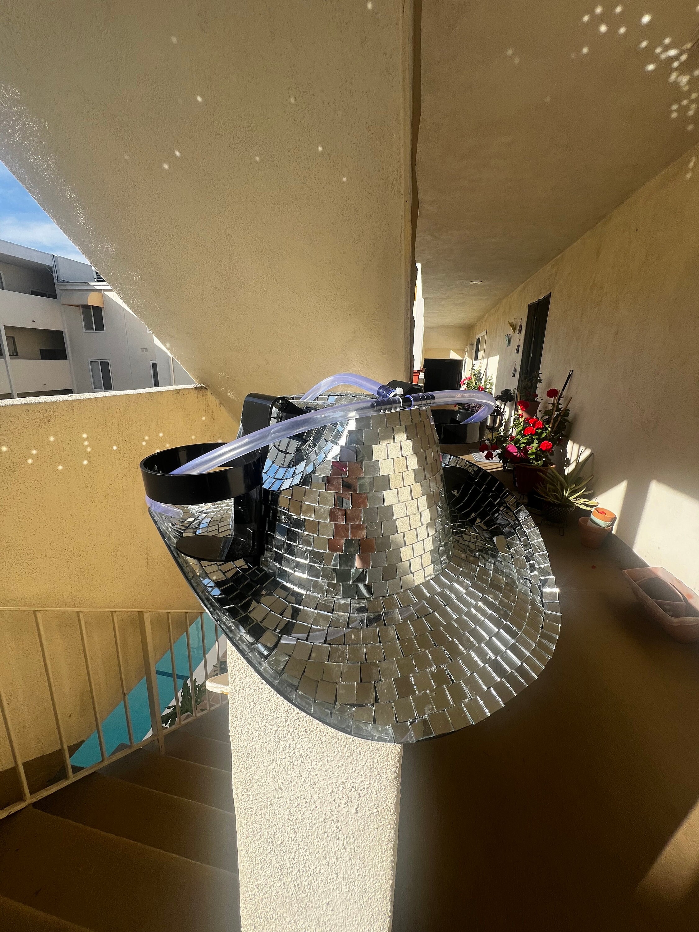Disco Mirror Cowboy/cowgirl Beer Helmet - Etsy