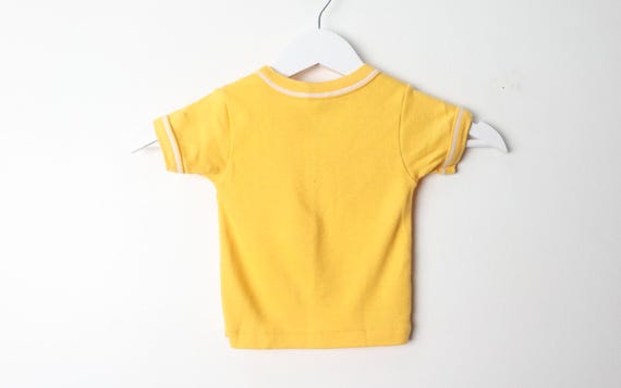 vintage 1950s 60s RINGER yellow and white t-shirt -- … - Gem