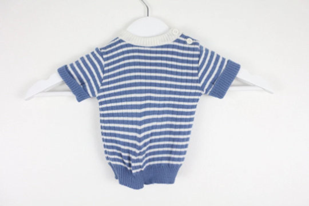 Vintage Striped 1960s Stranger Things Blue & White Kids 6 Months 1960s ...