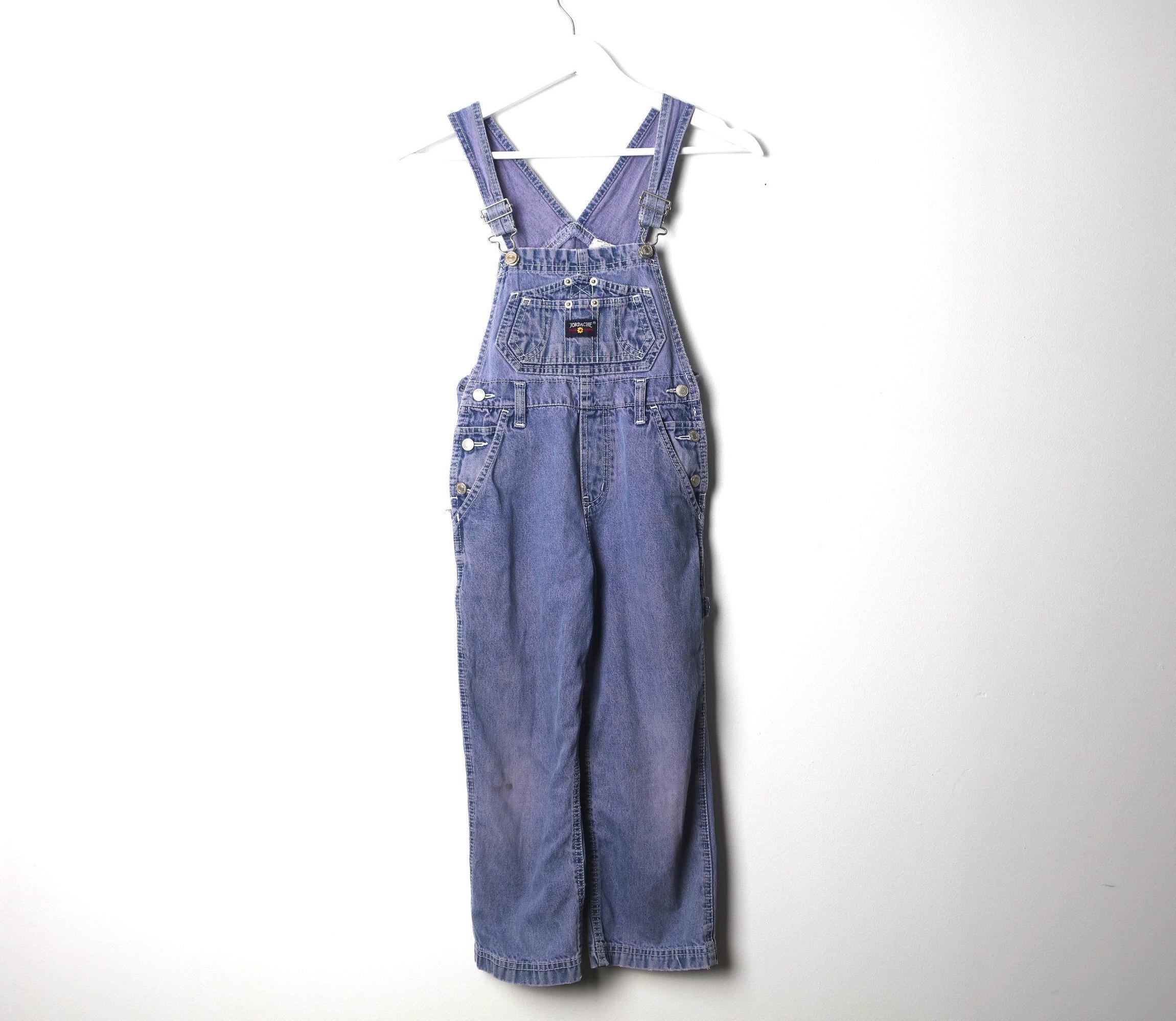Vintage 1980s 90s Denim Lavender COVERALLS Fun Kids Vintage OVERALLS ...