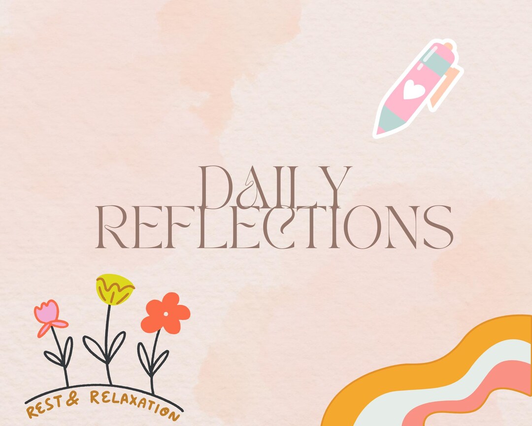Daily Reflections and Affirmations - Etsy