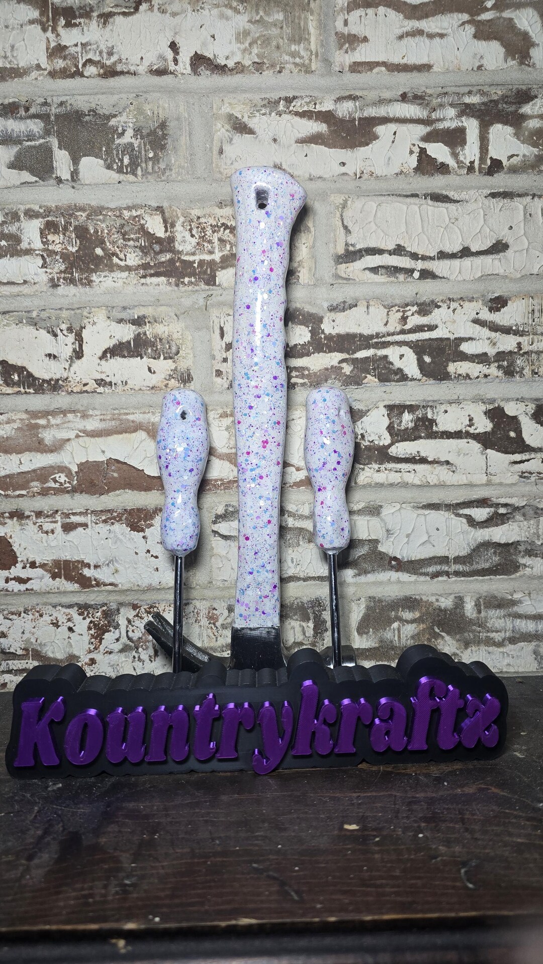 Funfetti Glitter Tool Set | White, Pink, Purple & Blue Sparkle - Etsy