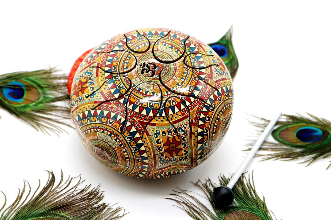 Jade Marble Steel Tongue Drum | 6-inch Meditation Instrument - Etsy