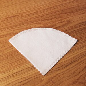 Reusable Organic Coffee Filter, Hario V60 Style 1-4 Cups, S Filter ...