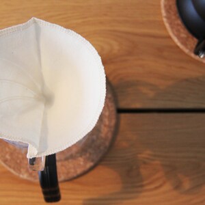Reusable Organic Coffee Filter, Hario V60 Style 1-4 Cups, S Filter ...