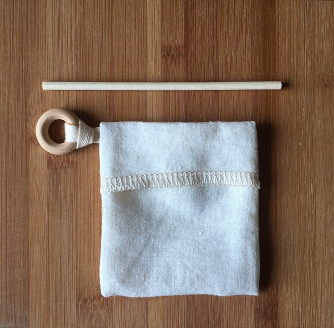Reusable Tea Bag - Set of 2 - Organic Cotton and Hemp Muslin Fabric ...