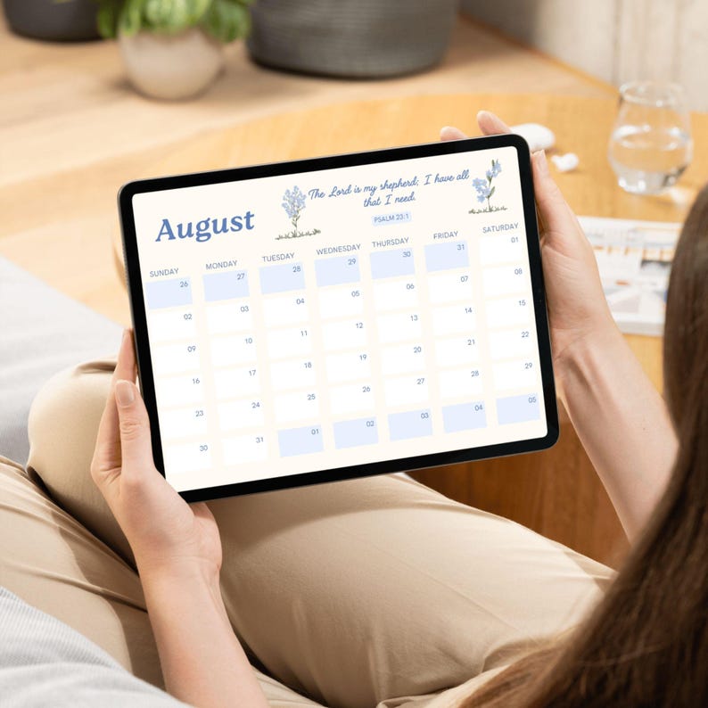 Bloemenkalender 2026. Christelijke kalender 2026, voor werk, thuis en ...
