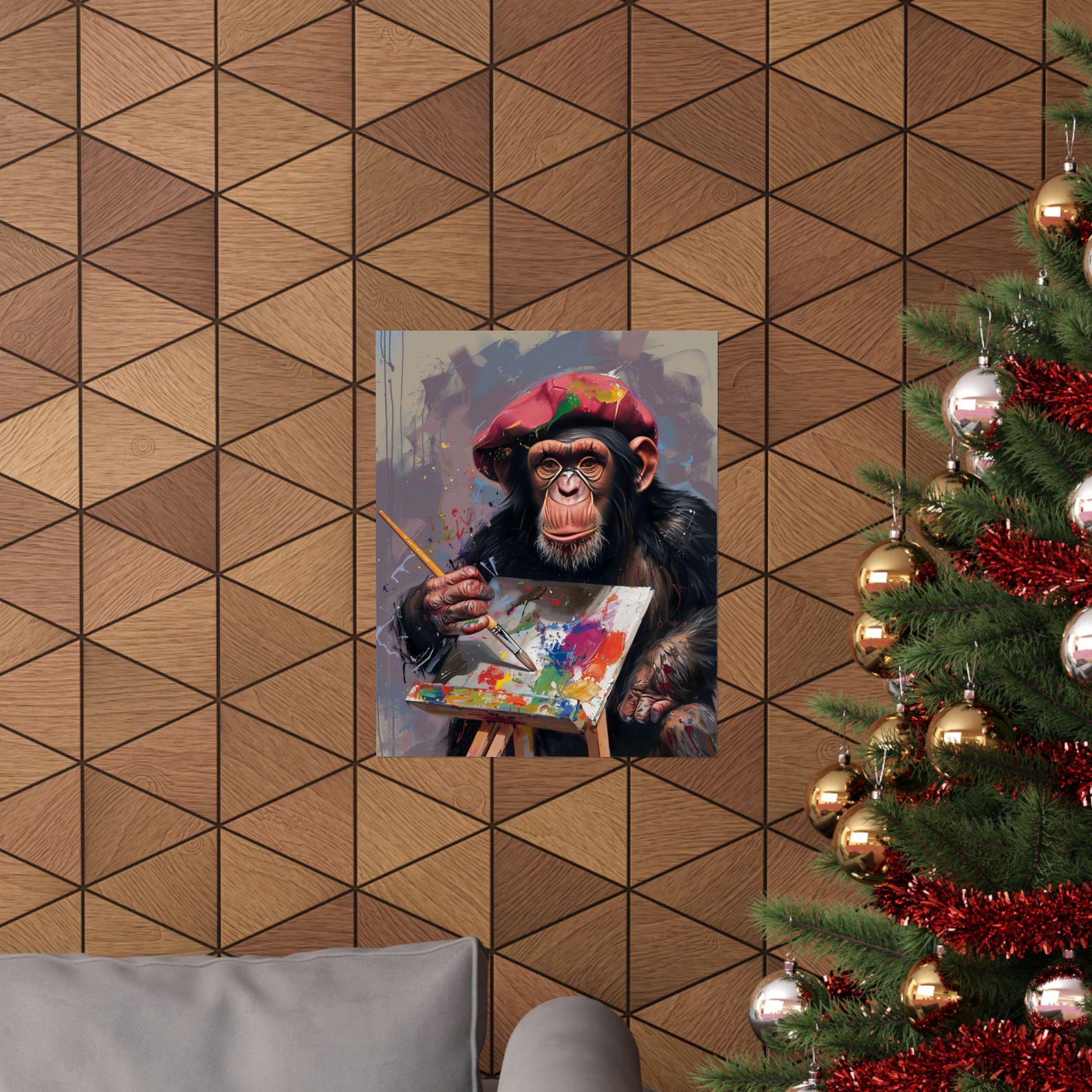 Primate Picasso: Chimpanzee Artist in Studio, Digital Realism ...