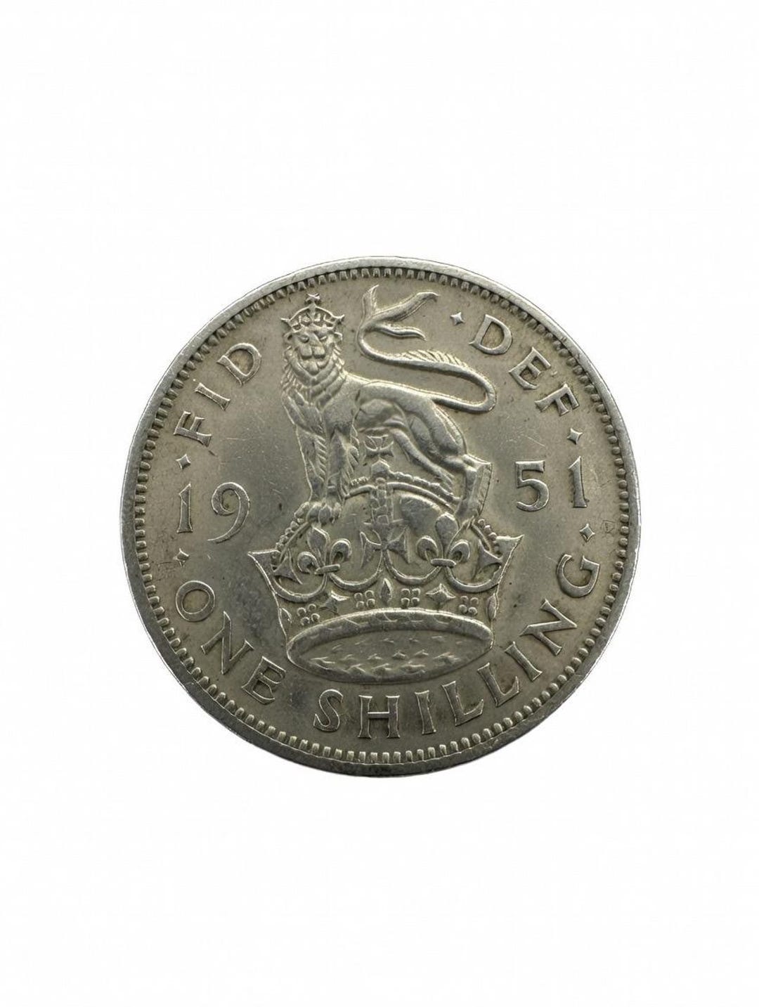 1951 One Shilling Coin, Vintage, British, George VI - Etsy