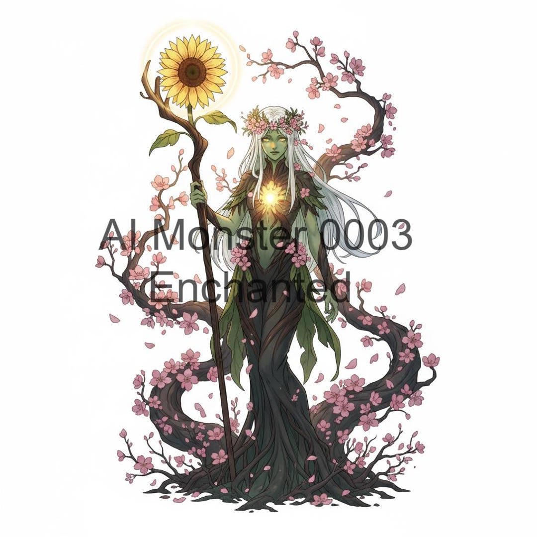 AI Monster 0003 Enchanted Forest - Etsy
