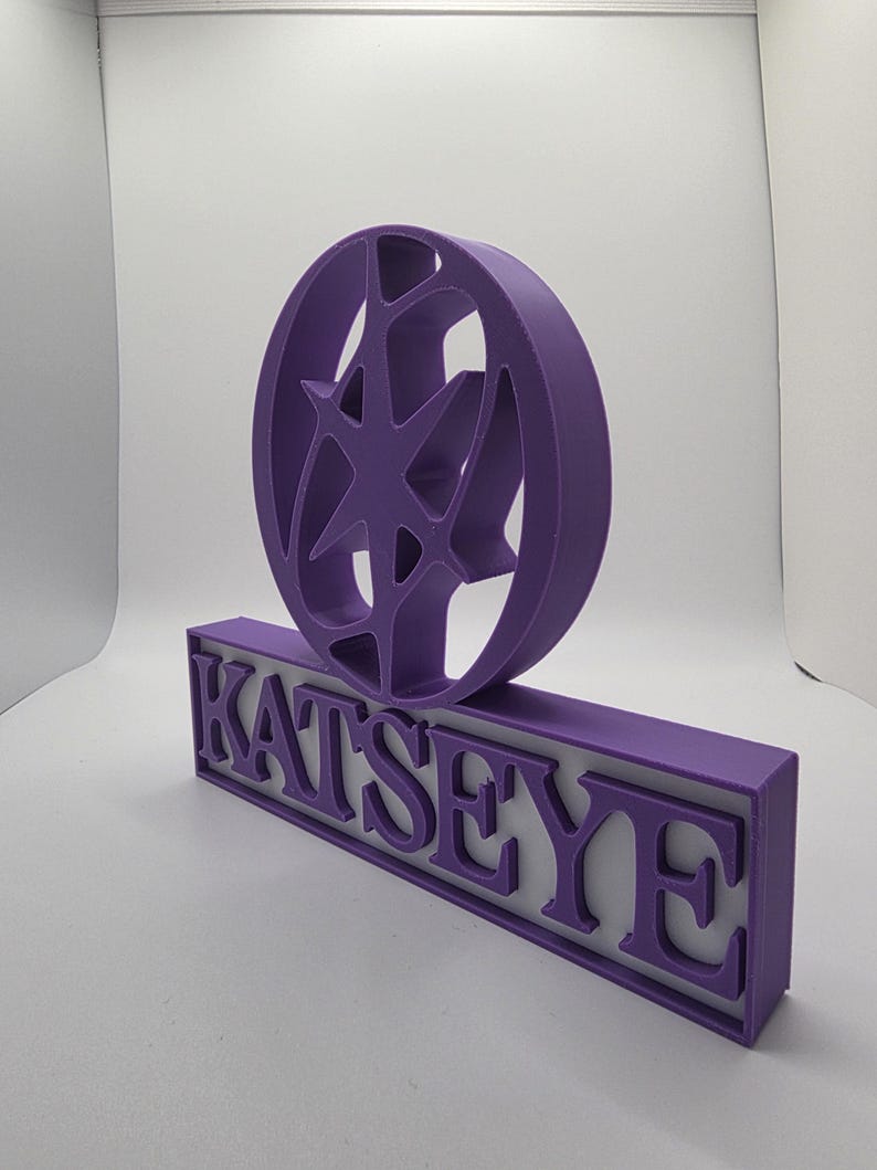 Katseye Inspired Decorative Sign 3d Printed Wall Art Etsy