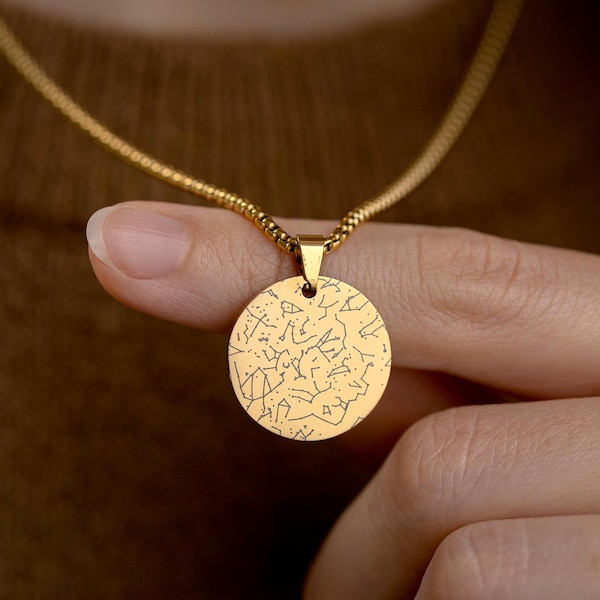Map Necklace - Etsy