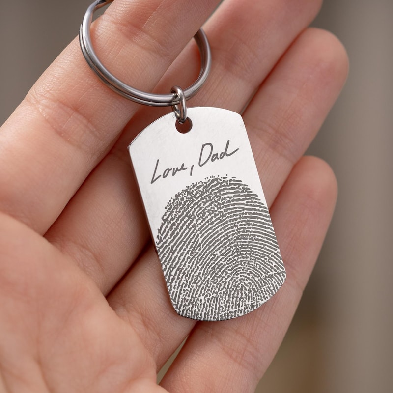 Fingerprint Engraved - Etsy