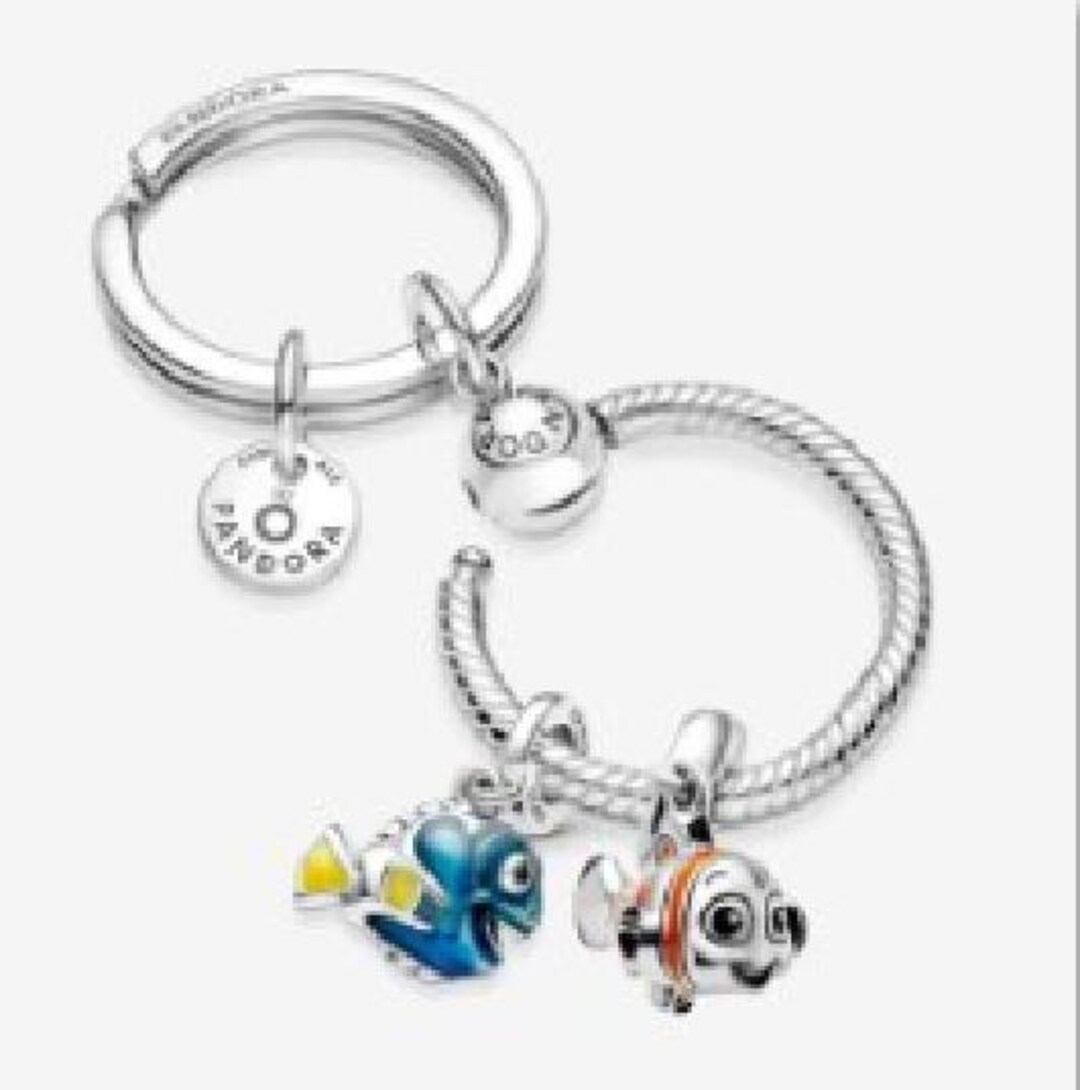 925 Ale Pandora Moments Charm Set Key Ring Holder - Etsy