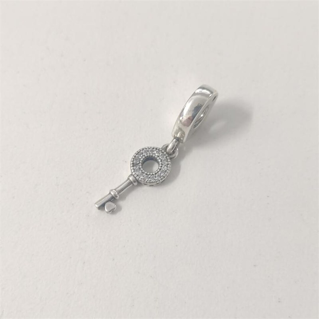 Pandora, S925 Regal Vintage Key Pendant Dangle Bracelet Charm - Etsy