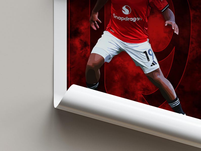 Bryan Mbeumo Poster: United Football Fan Print, Soccer Fan Gifts - Etsy UK