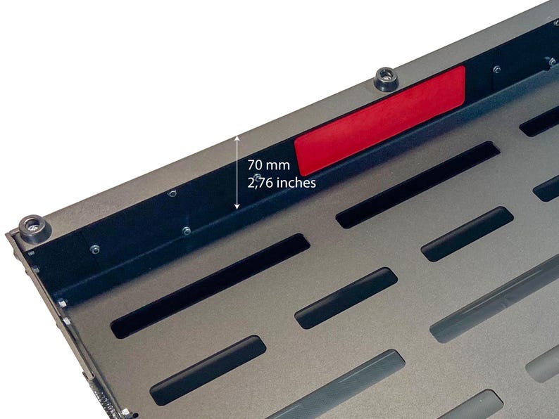 Extra Large Two-tier Aluminum Pedalboard | Professional Dual-tier Pedal ...