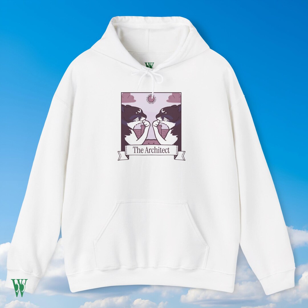 MBTI INTJ Architect Cat Meme Hoodie, Funny Silly Whimsical Pullover ...