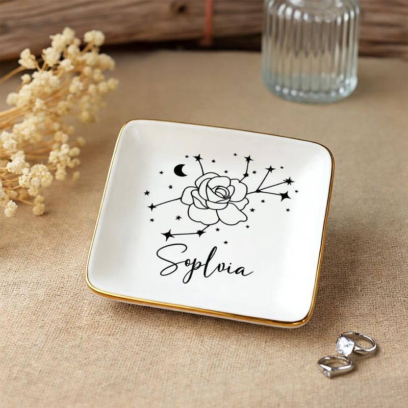 Personalized Moon Dish - Etsy
