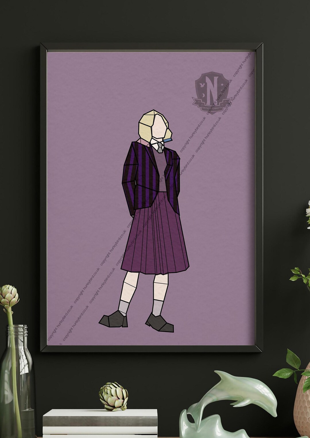 Enid Sinclair Poster – Minimalist Design | Wednesday | Netflix Icon ...