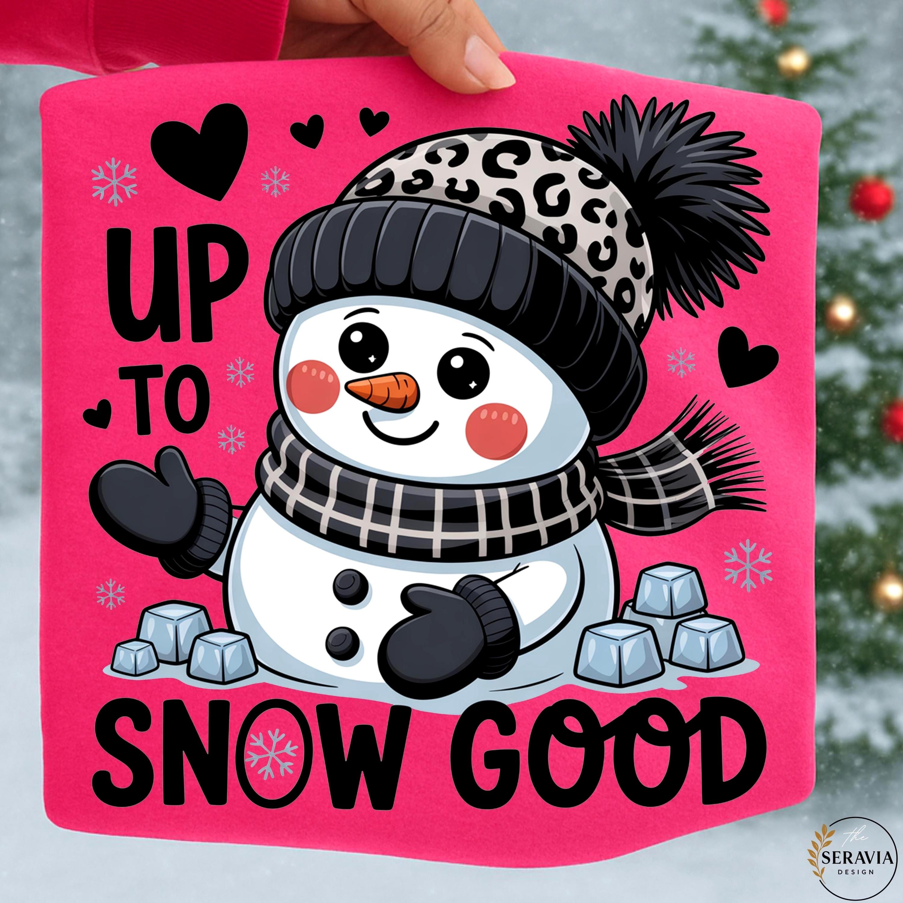 Leopard Print Snowman PNG Sublimation Design, Winter Pun Quote up to ...