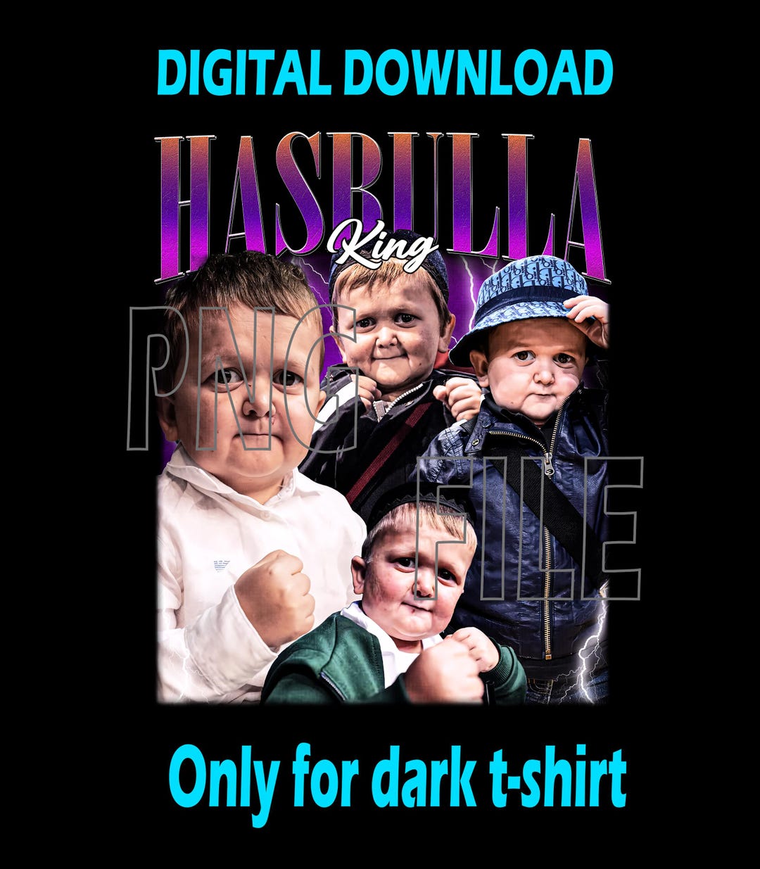 King Hasbulla PNG, King Hasbulla Shirt, Png File, Digital Download, for ...