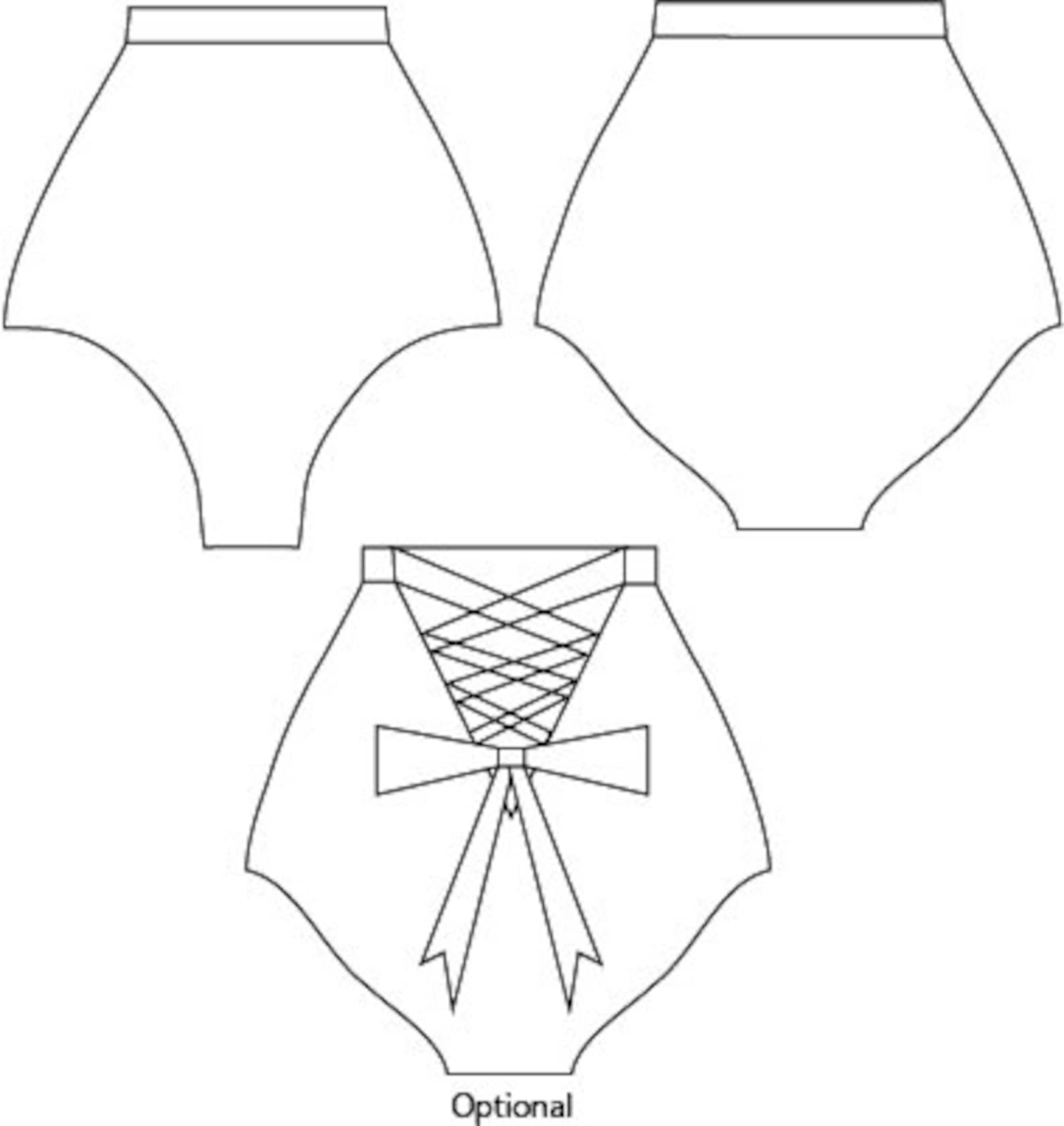 High-waisted Knicker Sewing Pattern: Easy-to-follow (size 8-20) (PDF ...