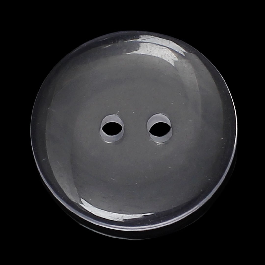20 Transparent Plastic Buttons 20mm, Sewing Buttons, Craft Supplies ...