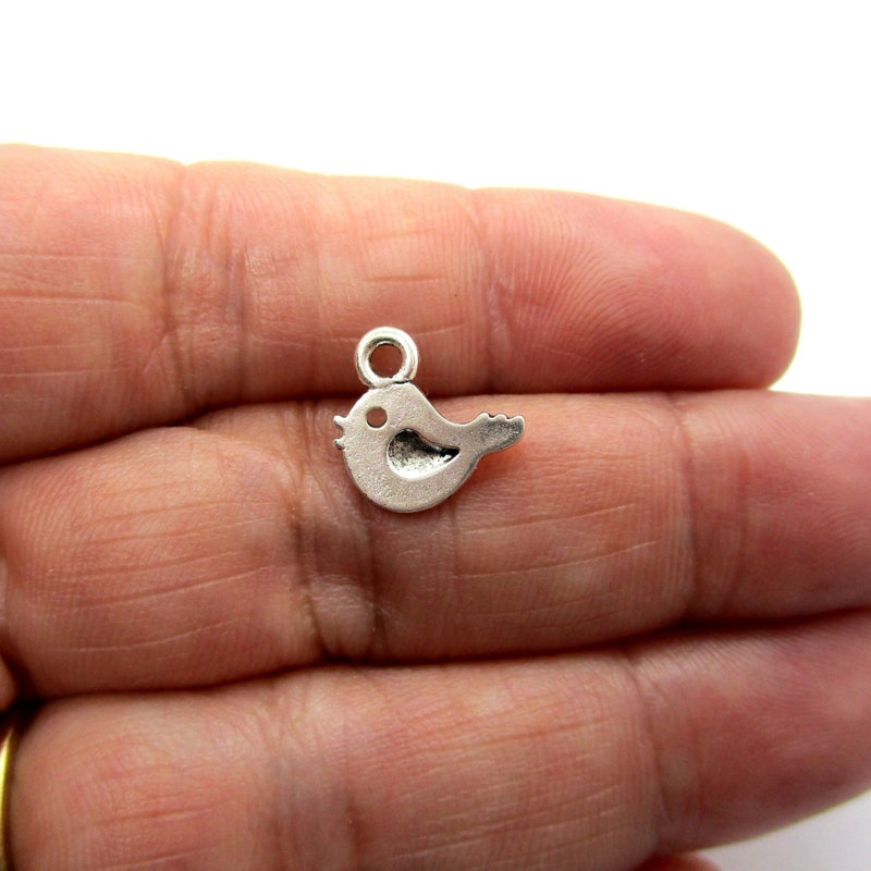 Bird Charm - Etsy