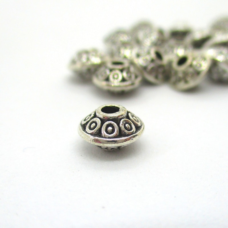 Antique Silver Beads - Etsy