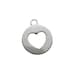 Silver Plated Cut Out Heart Charms 17x14mm Jewelry Making - Etsy