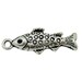 5 Fish Charms 28x10mm, Antique Silver Fish Charms, Jewelry Making ...