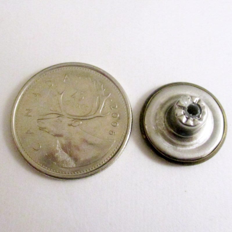 10 Jean Tack Shank Buttons Wheatear Pattern Antique Bronze, Supplies ...