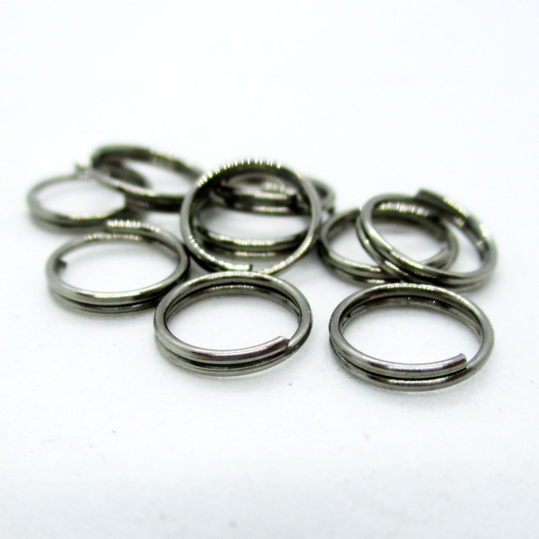 Double Split Jump Rings Stainless Steel, Pack of 50/100, 7 Mm ...