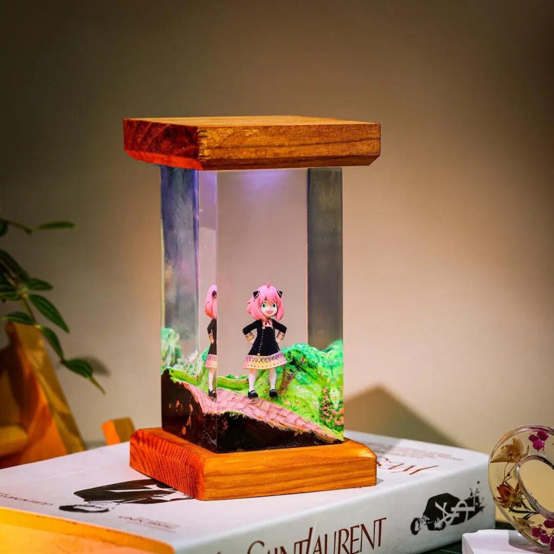 Anya Forger Resin Lamp - Handmade Spy × Family Night Light - Cute Anime ...