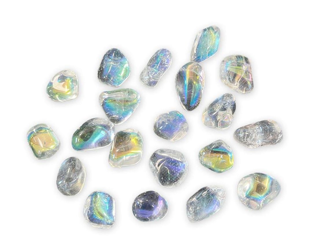 Brazilian Aura Angel Quartz, Tumbled Stone, 2-3 Cm, Sold Individually ...