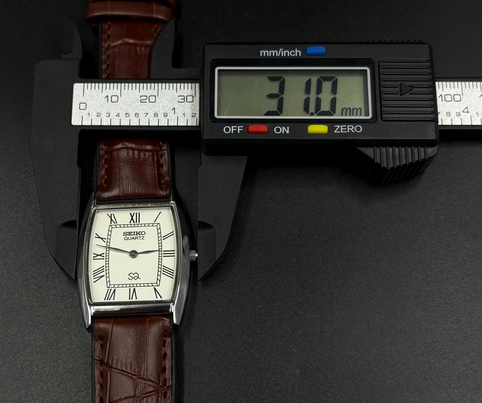 Vintage Seiko Slim Quartz Hexagonal White Men's Wrist Watch Gift for ...