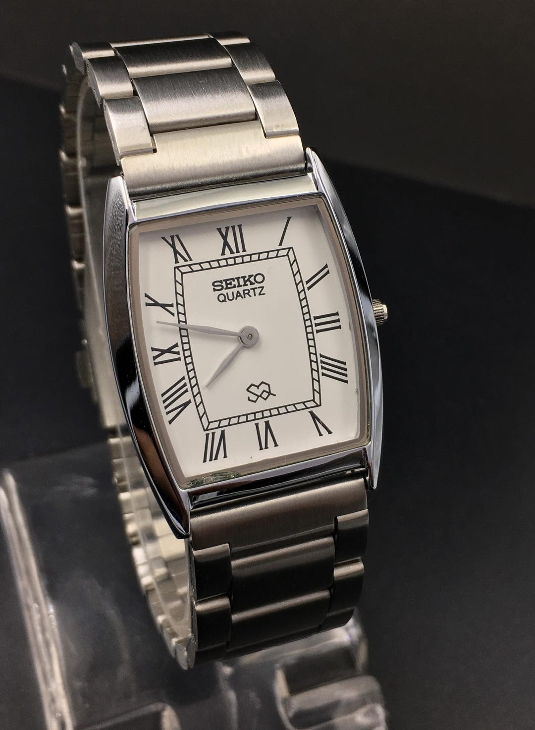 Vintage Seiko Slim Watch Quartz Movement Tank Men's Wrist Watch Gift ...