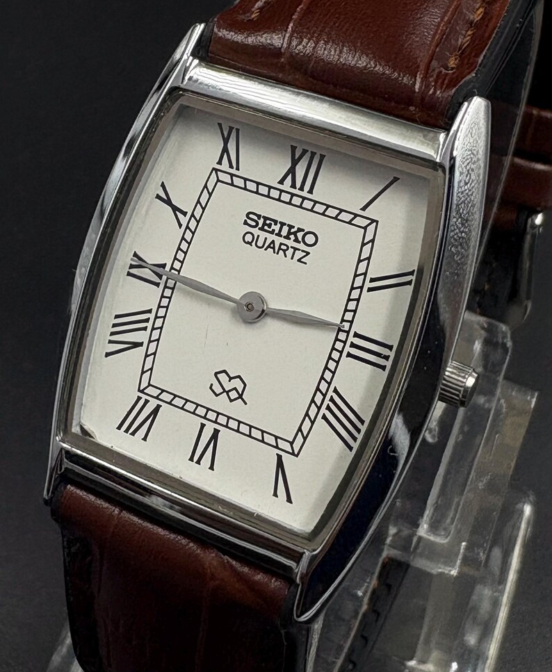 Vintage Seiko Slim Quartz Hexagonal White Men's Wrist Watch Gift for ...