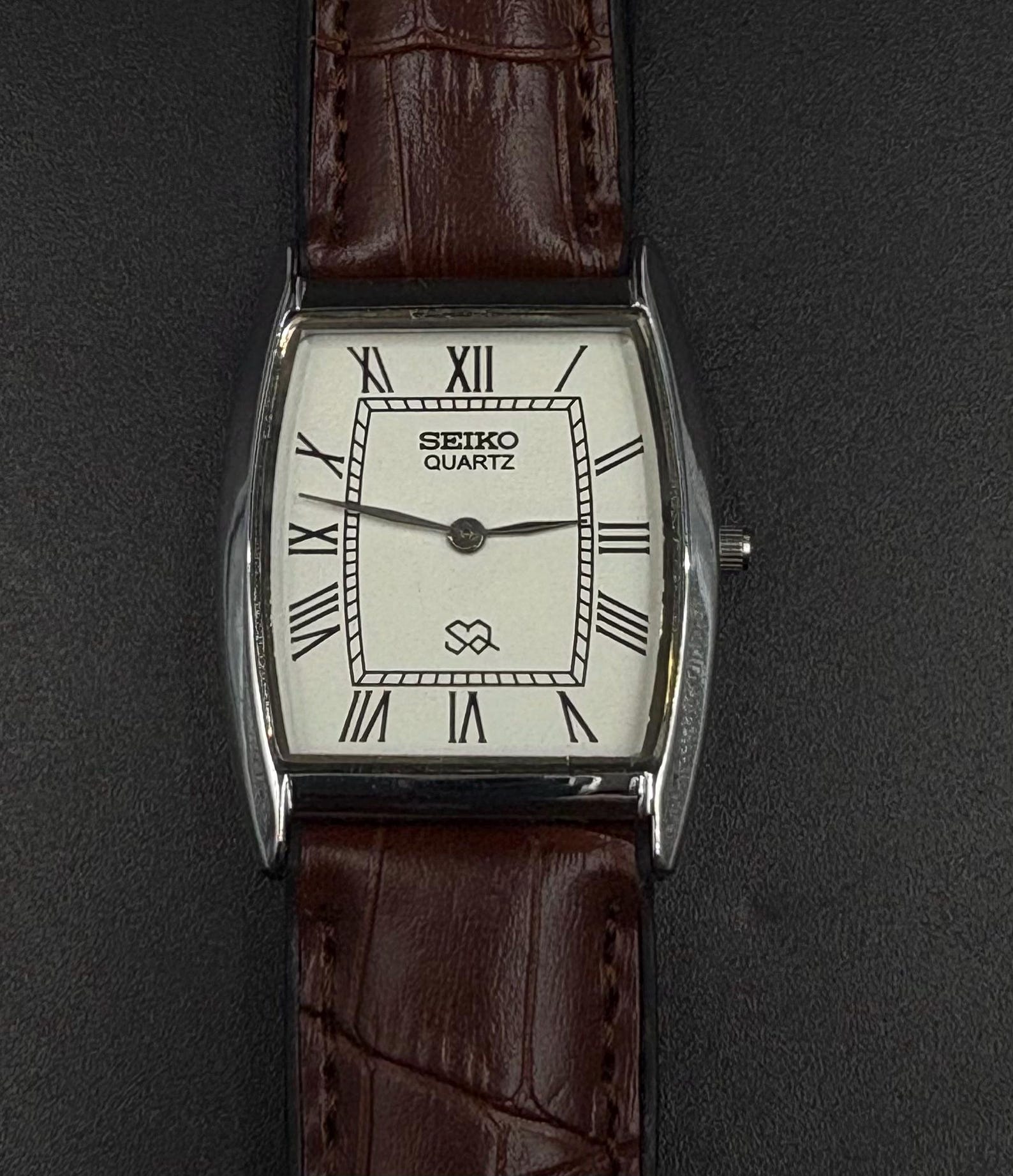 Vintage Seiko Slim Quartz Hexagonal White Men's Wrist Watch Gift for ...
