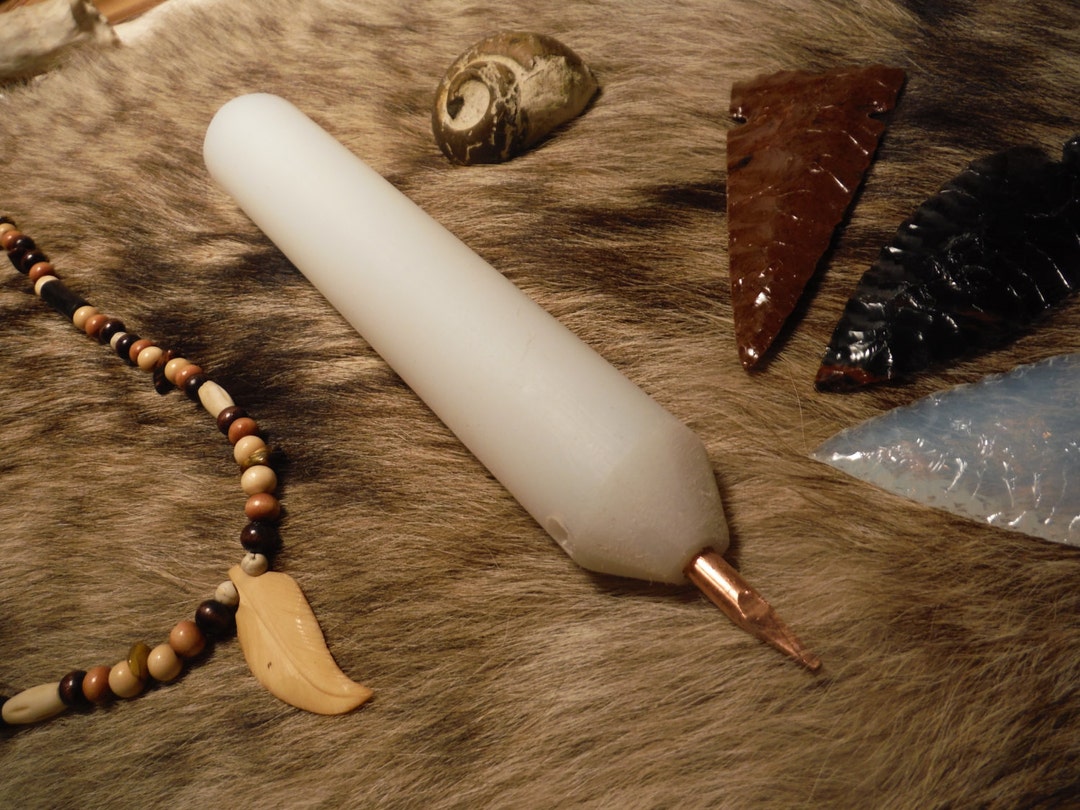 Professional Flint Knapping Tool Pressure Flaker Indian Wolf Primitive ...