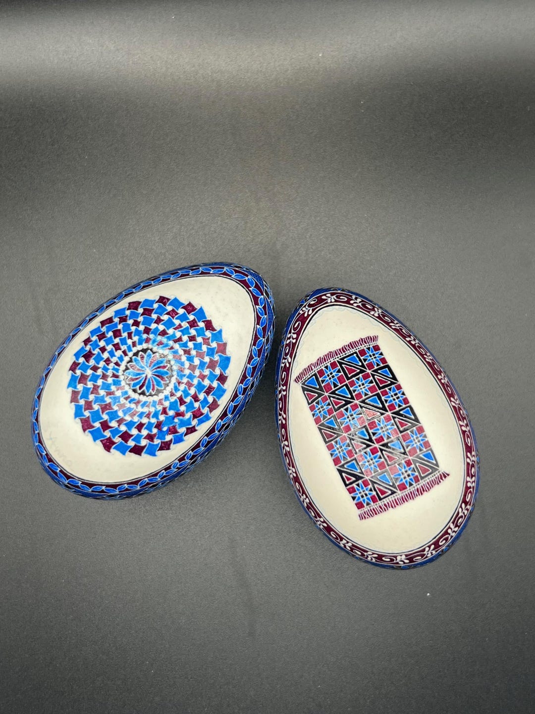 Pysanky Batik Real Turkey Egg - Handmade Ornament / Present / Gift ...